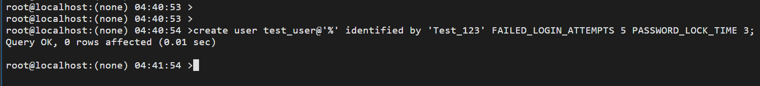 MySQL为“等保测评”实现用户多次恶意登录账户锁定功能 - 墨天轮