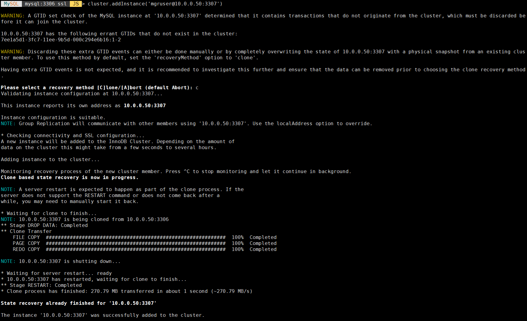 MySQL8.0 MGR 搭建 - 墨天轮
